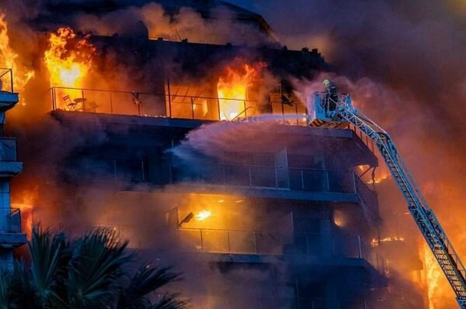 A fire in a 14-story building in Spain; 5 people were killed and 19 ...